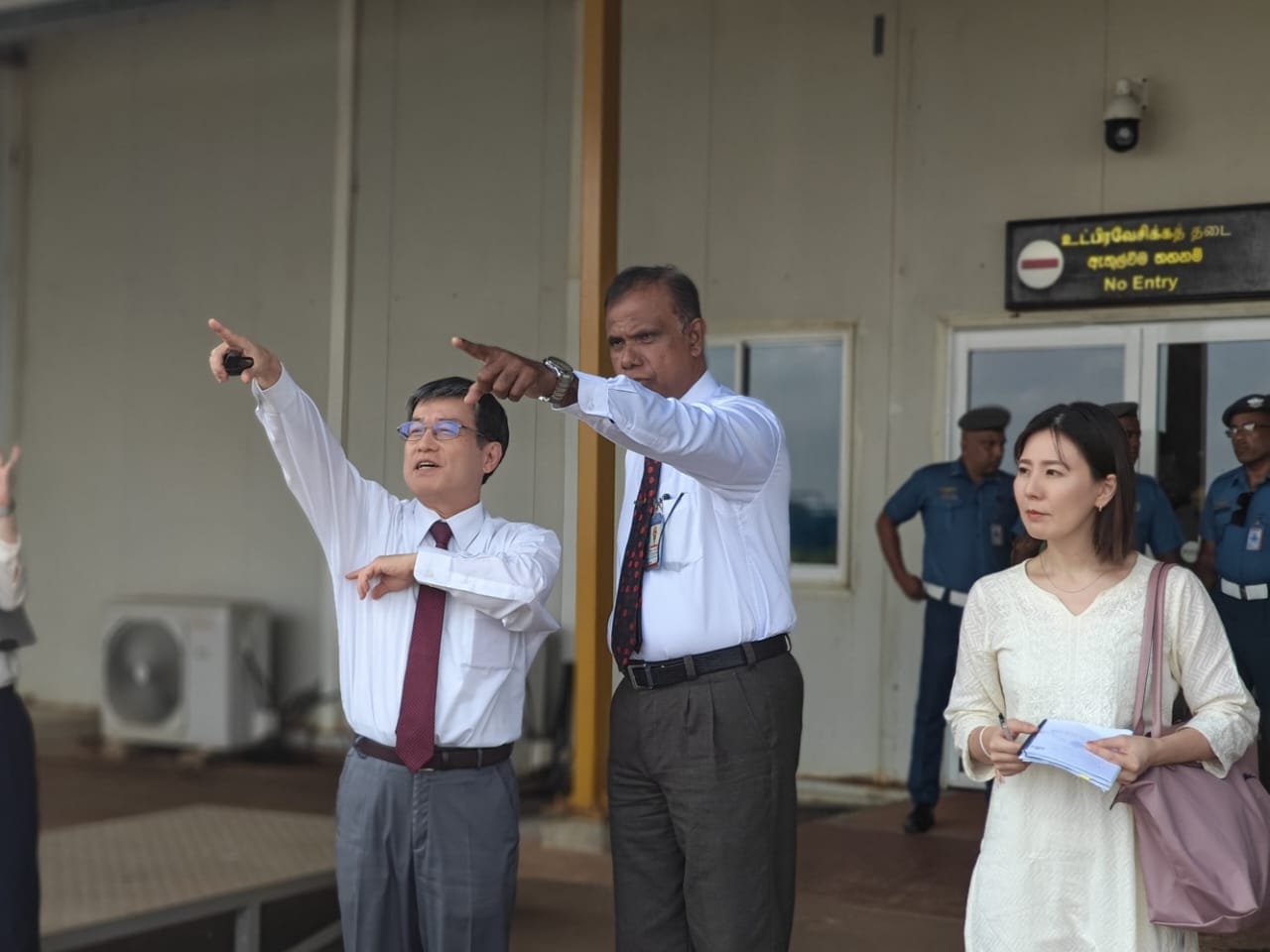 Japanese Ambassador Akio Isomata Visits Jaffna International Airport ...